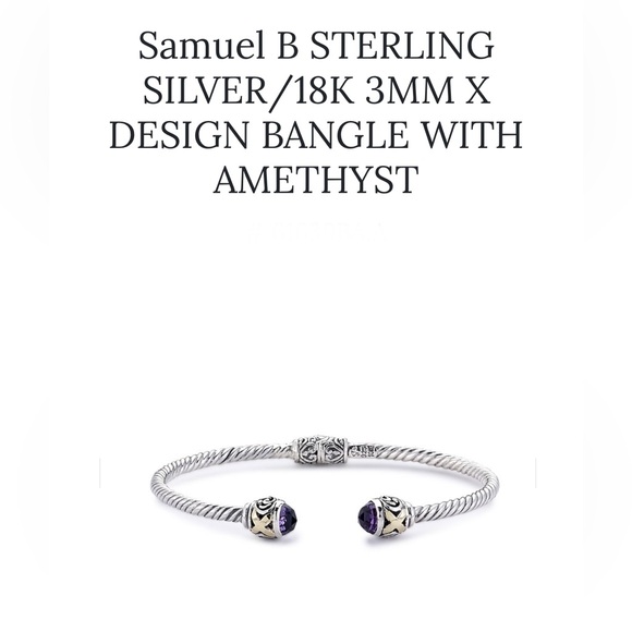 Samuel B. | Jewelry | Samuel B New York Bali 8 Karat Gold And Sterling ...
